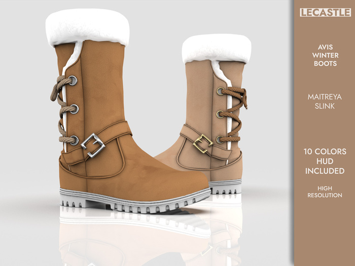 Second Life Marketplace - [LC] Avis Winter Boots *DEMO*